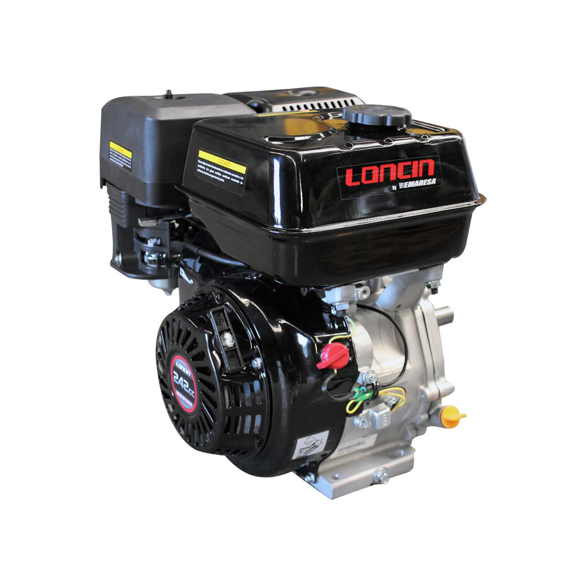 Motor Loncin, mod. G240F, gasolina - 8HP 4 tiempos – CGC Agro